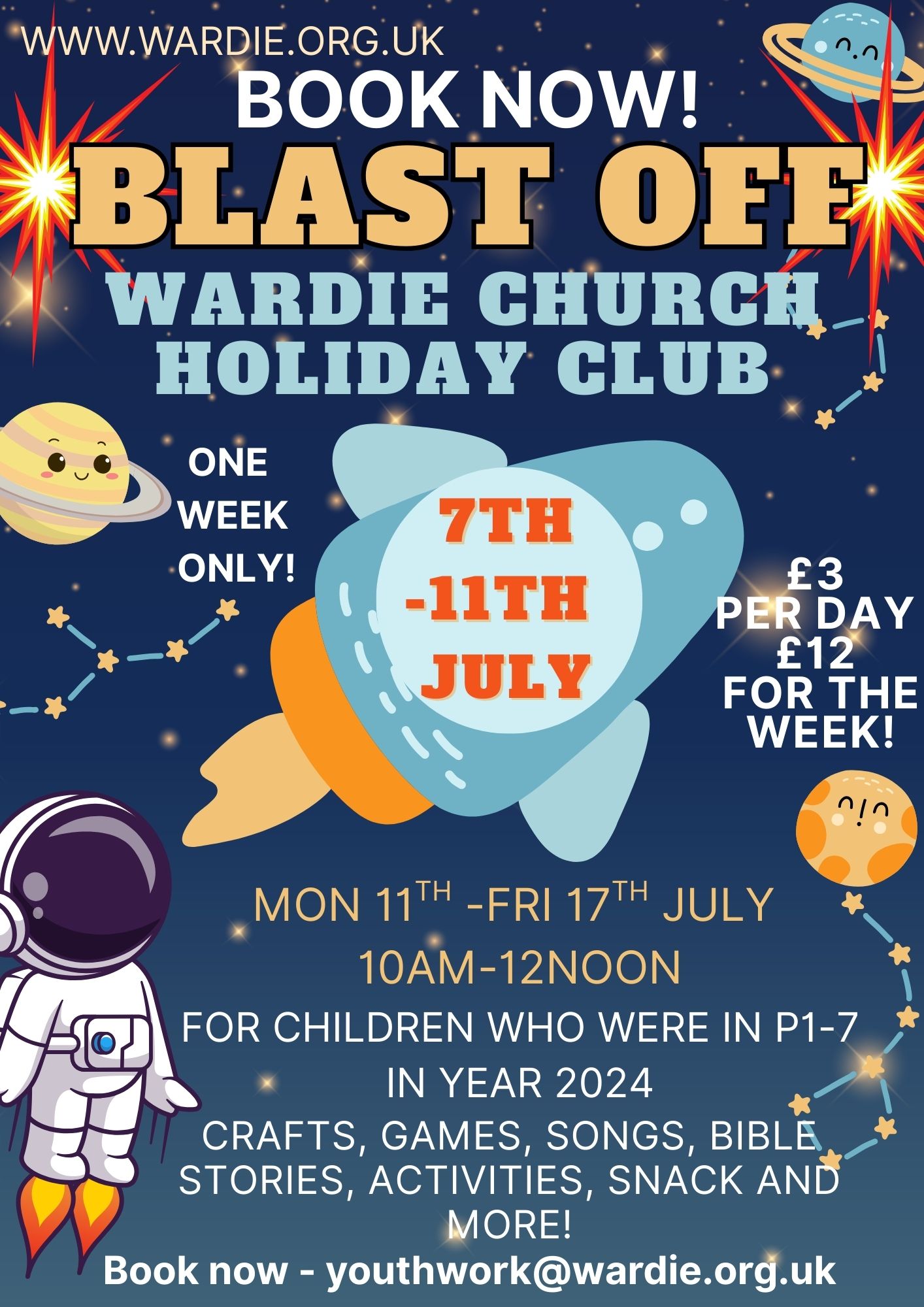 We’ve set the date for Holiday Club 2025! – Wardie Parish Church